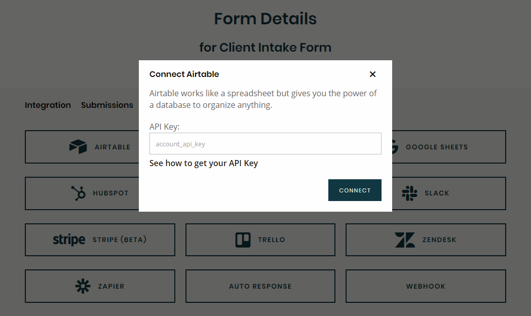 How to Create a Client Intake Form that Improves Onboarding with Formspree + Airtable | Formspree